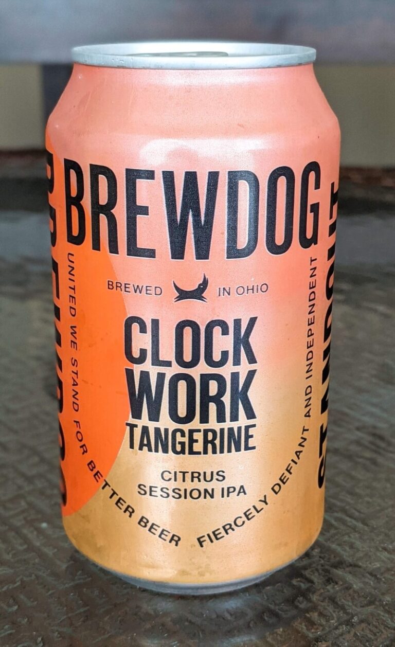 【ビール】BREWDOG – CLOCK WORK TANGERINE CITRUS SESSION IPA | アメリカの田舎で暮らすということ