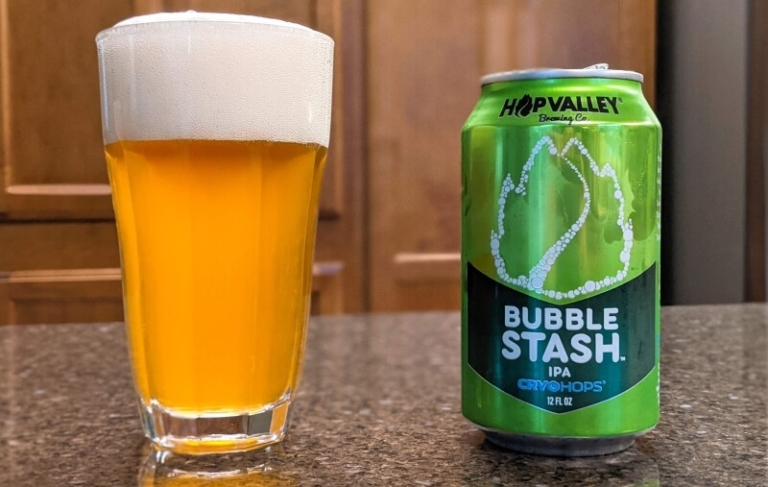【ビール】HOP VALLEY Brewing Co – BUBBLE STASH IPA | アメリカの田舎で暮らすということ