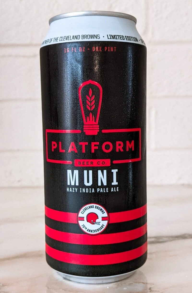 【ビール】PLATFORM BEER CO – MUNI HAZY INDIA PALE ALE | アメリカの田舎で暮らすということ
