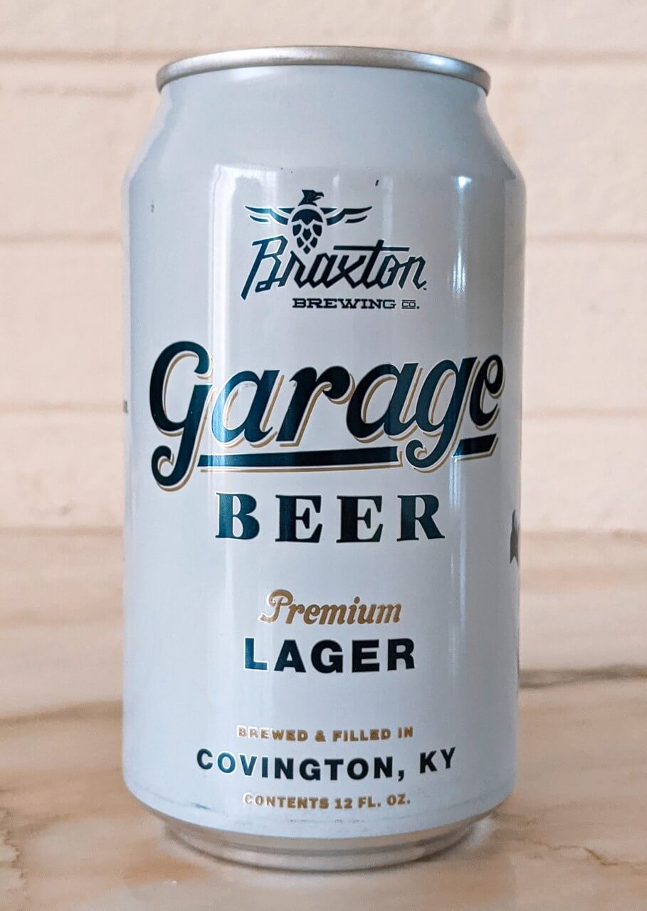 【ビール】BRAXTON BREWING – Garage BEER Premium LAGER | アメリカの田舎で暮らすということ