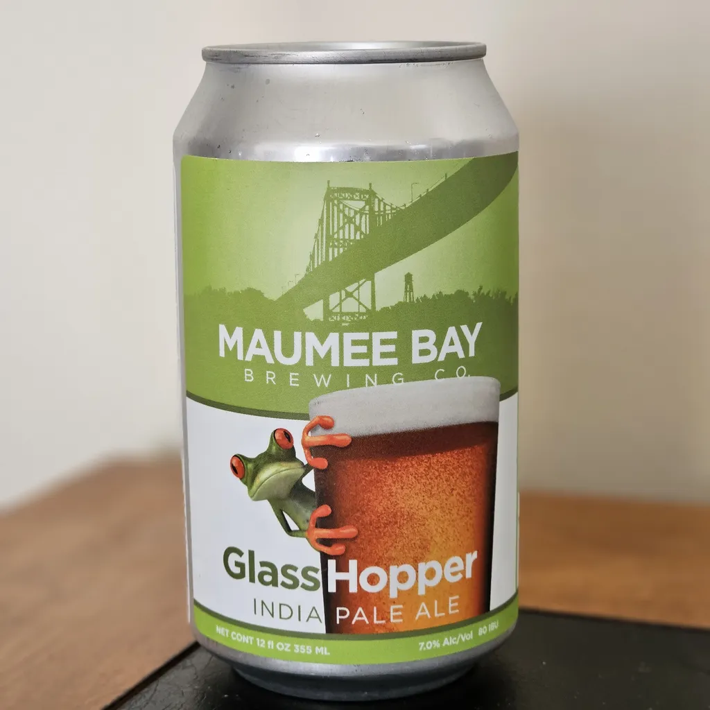【ビール】Maumee Bay Brewing – Glass Hopper IPA | アメリカの田舎で暮らすということ