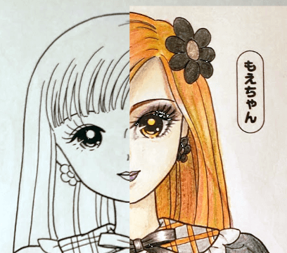 リカちゃんの塗り絵をやってみた | アメリカの田舎で暮らすということ